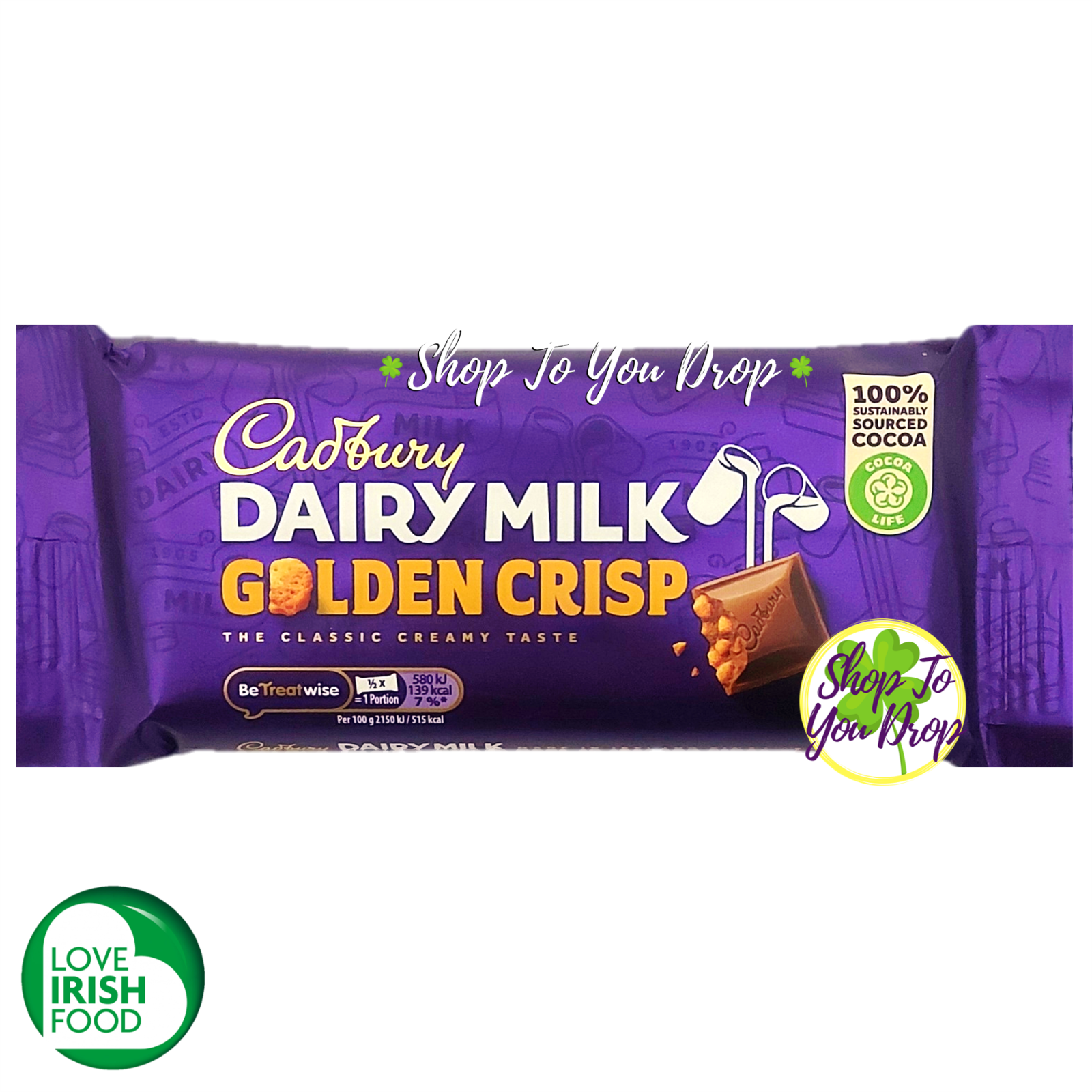 IRISH CADBURY CHOCOLATE Dairy Milk Ireland Birthday Present Christmas ...