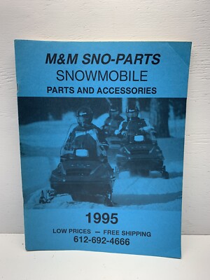 Vintage M&M Sno-parts Snowmobile Catalog. Sno-stuff And More! Great For ...