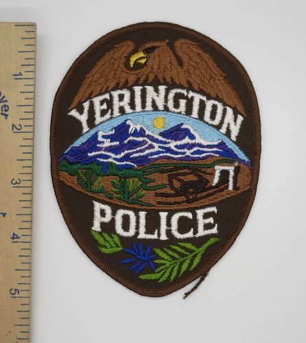 YERINGTON NEVADA POLICE PATCH (Brown Colored Eagle) Vintage Original | eBay