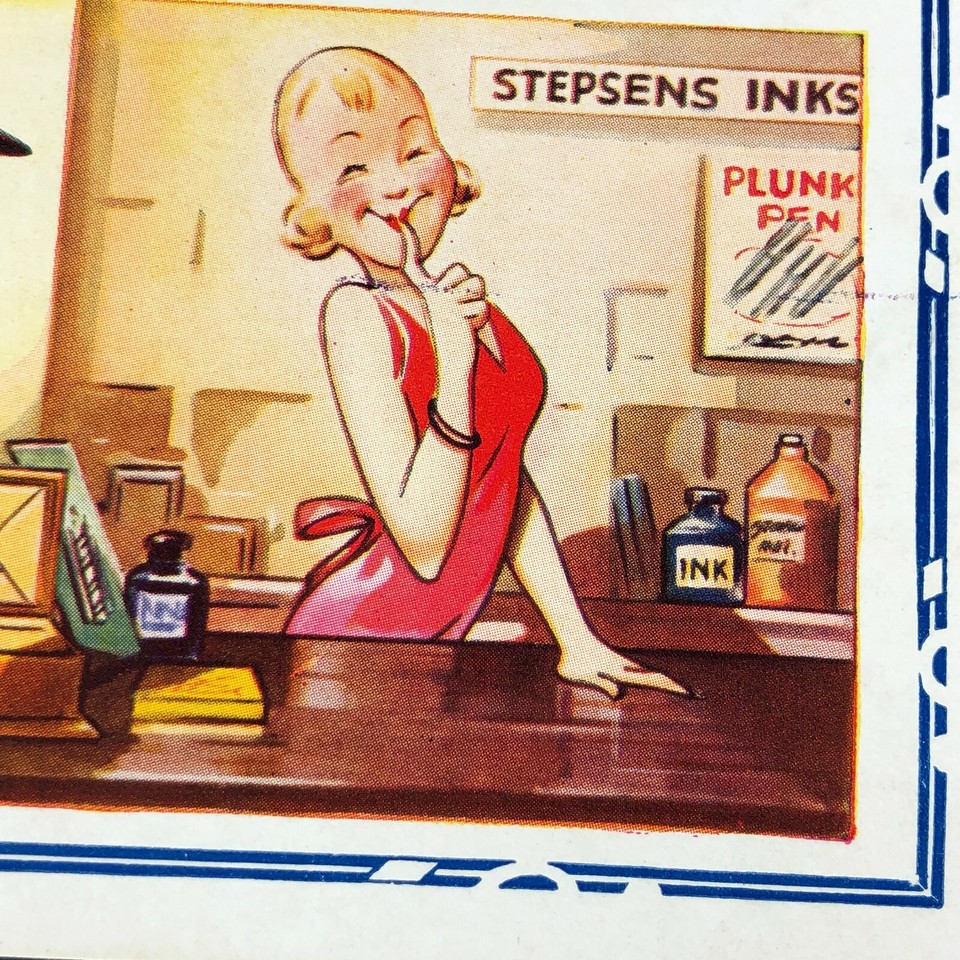 General Comic Postcard 40s FLIRT Funny Humor Bamforth Co. Peekskill, NY ...