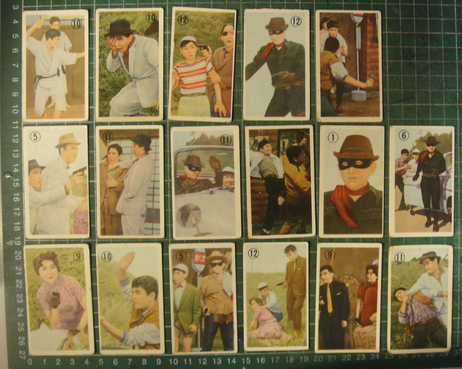 BS1-192) vintage 1960's Japan Menko Trading Cards (CQ!ペット21) CQ Pet 21 ...