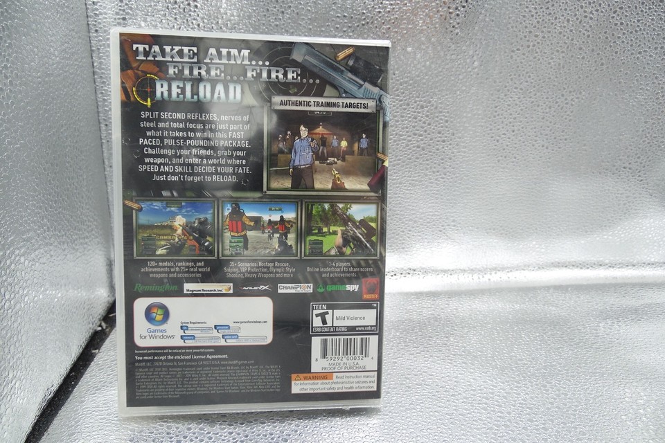Reload (PC DVD, 2010) Game for Windows Outdoor Shooter Action T BRAND ...
