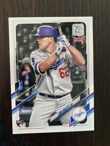2021 TOPPS UK EDITION ROOKIE CARD LOS ANGELES DODGERS LUKE RALEY #114 ...