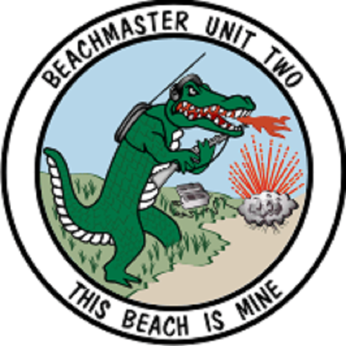 US Navy BMU-2 Beachmaster Unit 2 – Gator Decal - 4" Wide x 4.00" High ...