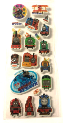 41 Tomas Tank Engine Train Puffy Sticker Sheet Children Kids Birthday ...