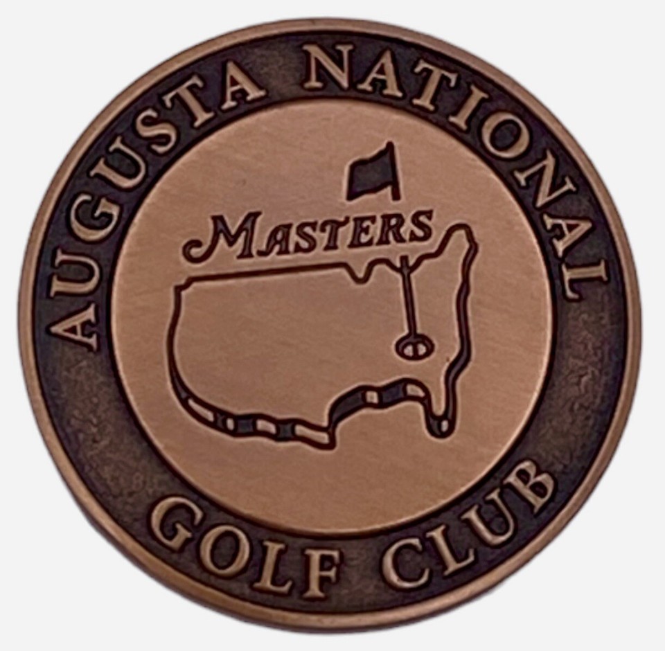 2025 Masters Tournament Leather Pouch Ball Marker Augusta National Golf ...