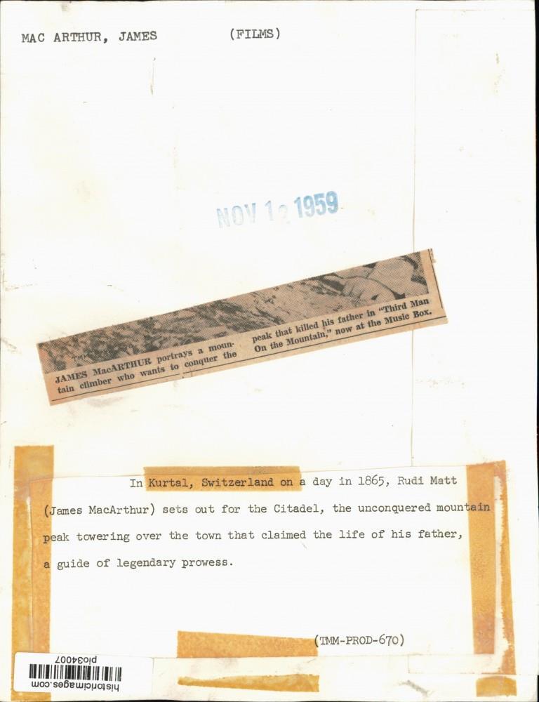 James Macarthur Funeral