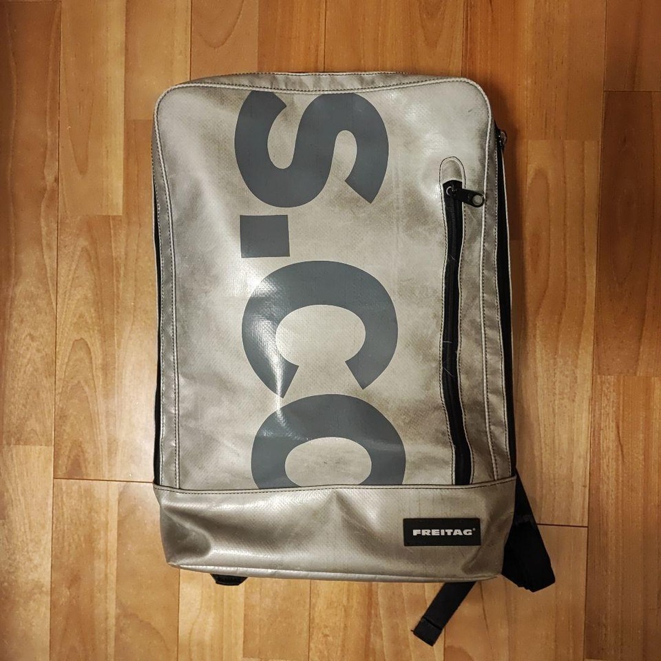 FREITAG HAZZARD authentic 3way back pack casual Gray zip man Back mesh ...