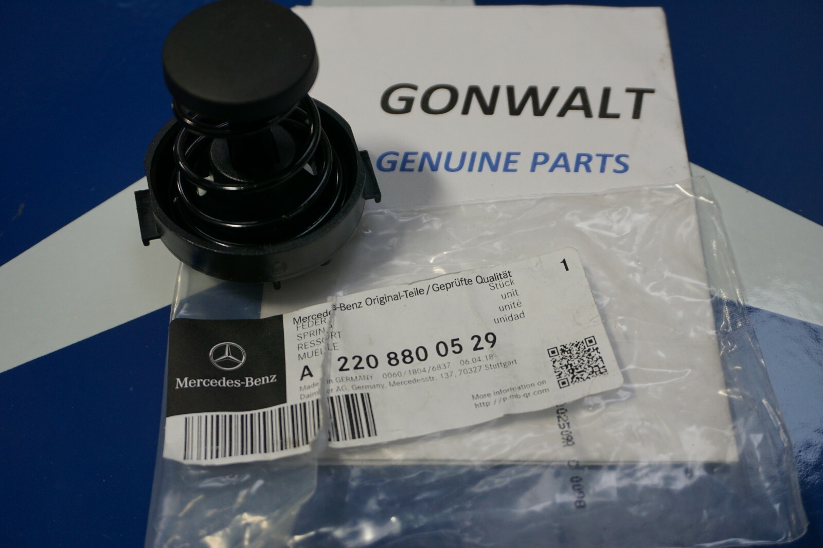 Mercedes Benz New Factory S class Hood Latch Release Spring OEM ...