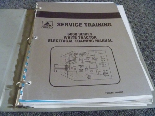 Agco White 6065 6085 6090 6105 Tractor Service Repair Training Manual ...
