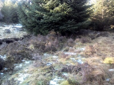 Photo 6x4 Balnaguard Burn tributary route The burn shown on the 1:50000 ...