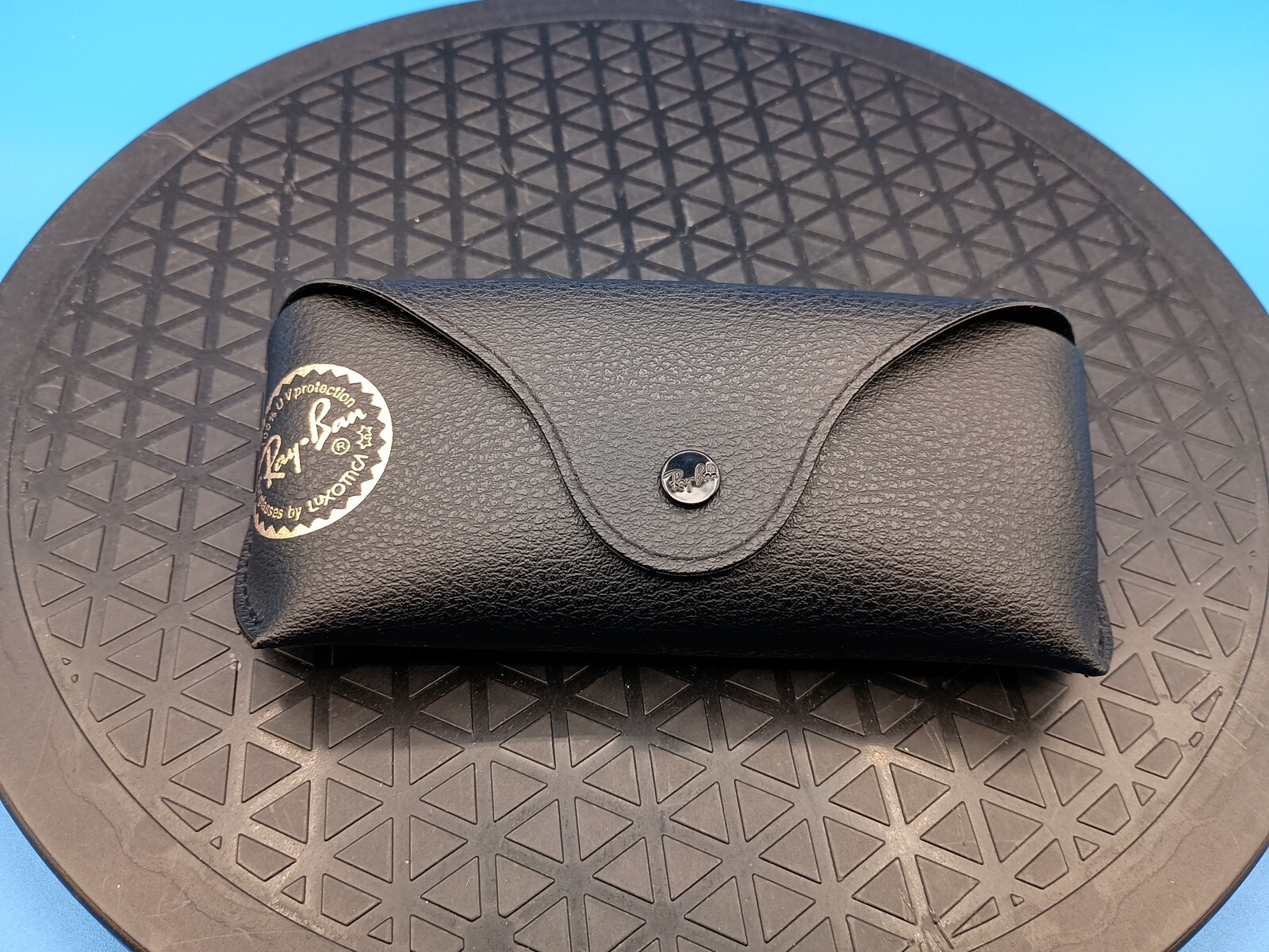 Ray-Ban Soft Black Case For Sunglasses Glasses Gold Logo CASE ONLY | eBay