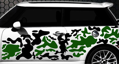 Camouflage Pixel Cyber XXL Set Car Decal Sticker Tuning Stylin Wall ...