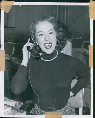 1959 Photo Lisa Kirk Actress Singer Celebrity Beautiful Comic Talents ...