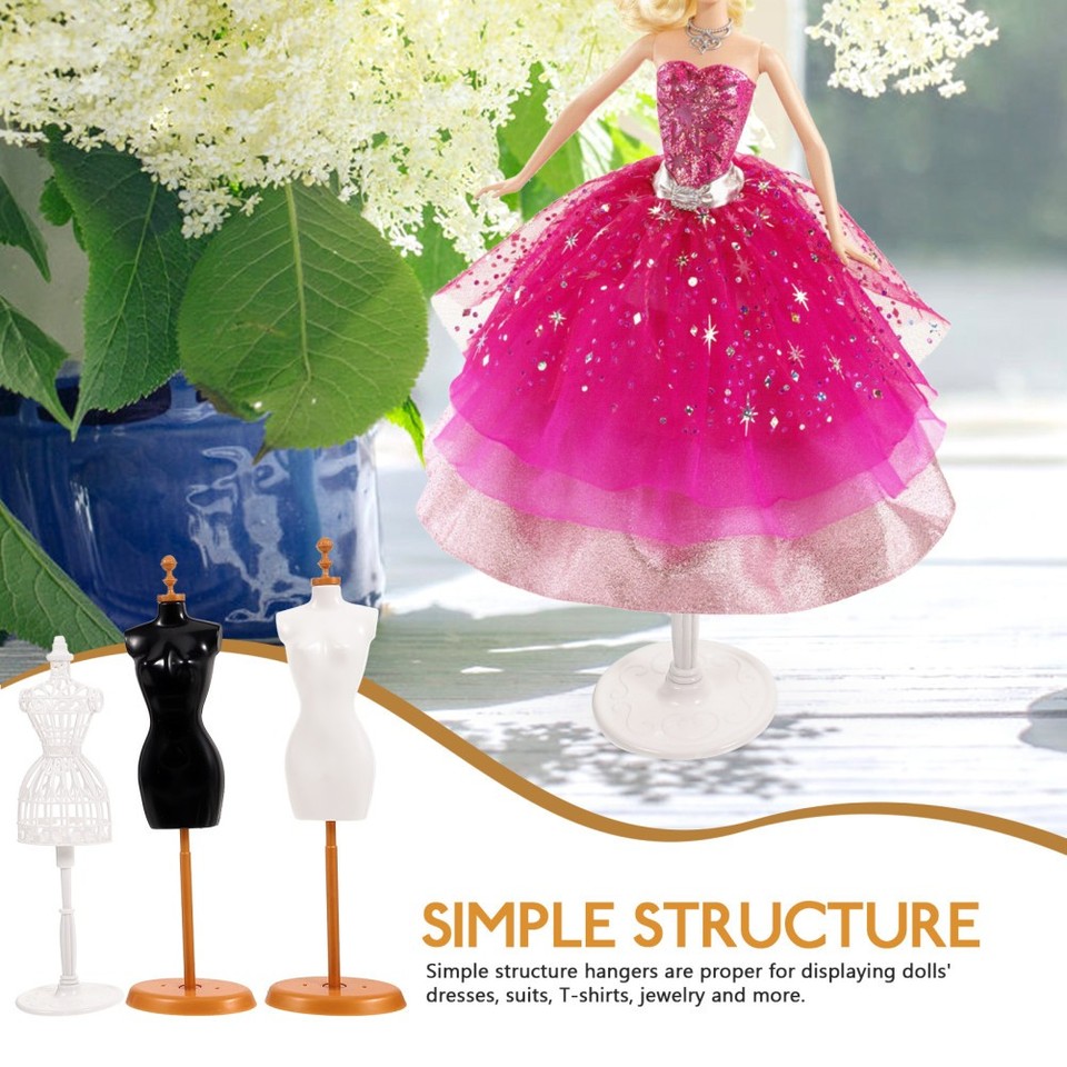6 Pcs Mini Mannequin Model Adjustable Dress Form Making Mannequins ...