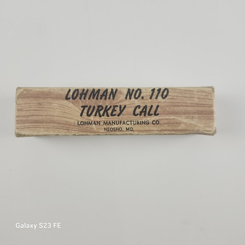 Vintage Lohman No. 110 Turkey Call ~ Original Box | eBay