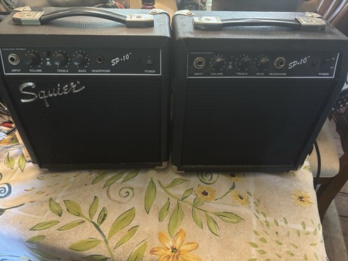 *TWO*Squire SP-10 Electric Guitar Amp TESTED!!! WORKS PERFECTLY!!! | eBay