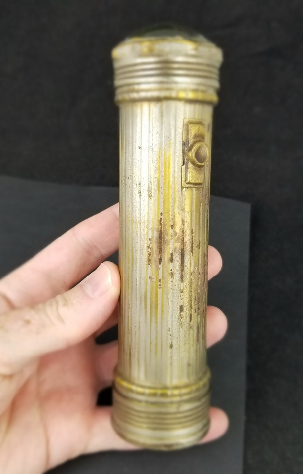 Antique vintage fish eye lens USALite flashlight | eBay