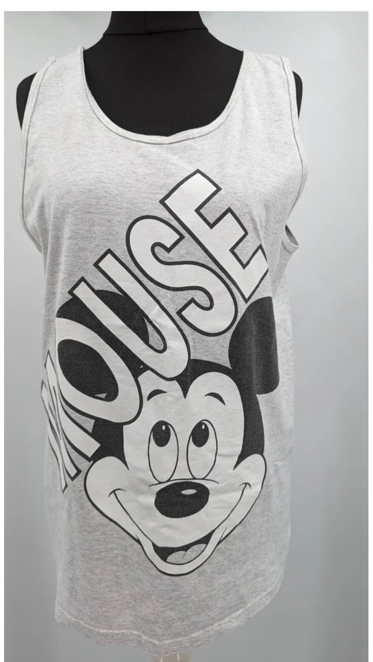 Official Walt Disney theme park Mickey Mouse vest tan… - Gem