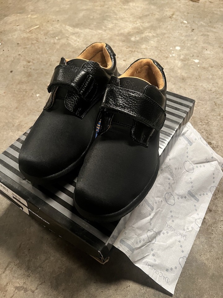 Dr. Comfort Men's Black Brian Diabetic Casual Shoes 6410 | eBay