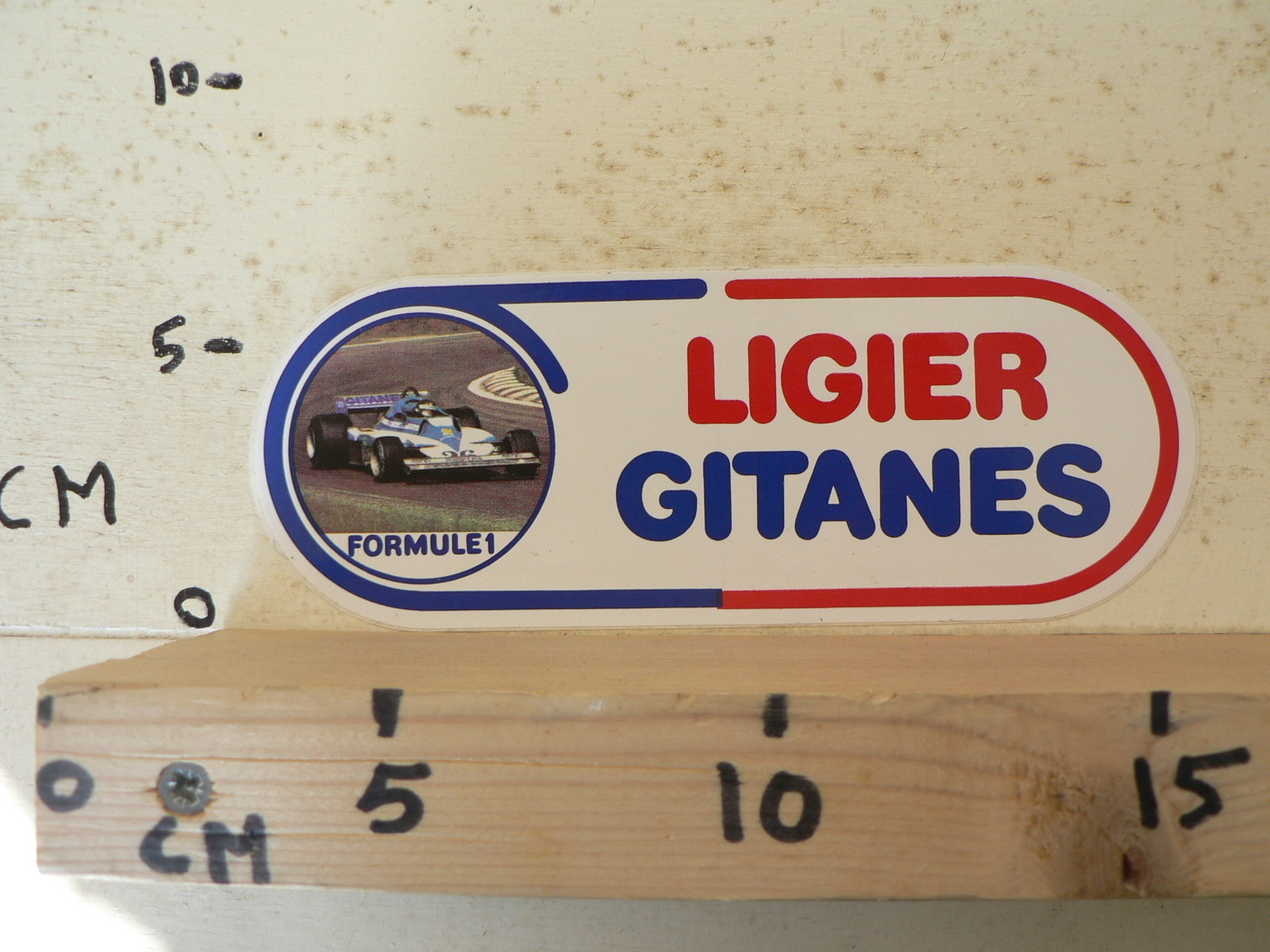 STICKER,DECAL LIGIER GITANES FORMULE 1 B | eBay