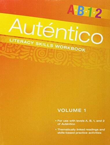 AUTENTICO 2018 LITERACY SKILLS WORKBOOK VOLUME 1 GRADE 612 - ACCEPTABLE ...