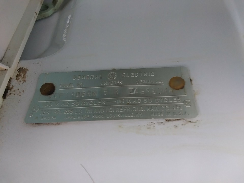 1960's GE Frost Guard Vintage Refrigerator Antique | eBay