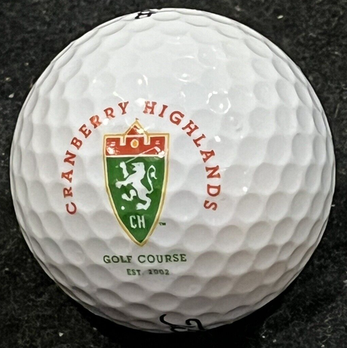 Cranberry Highlands Golf Course Logo Golf Ball Pittsburgh, PA Titleist ...