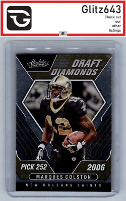 2022 Panini Absolute #DD-4 Marques Colston Draft Diamonds | eBay