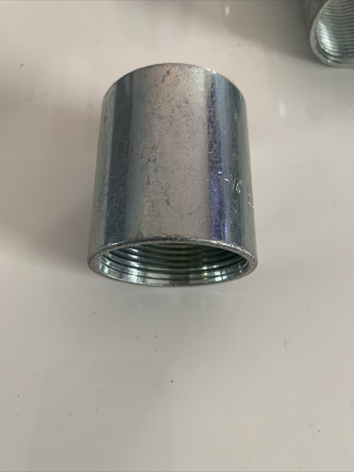 1” Galvanized Drive Coupling Pipe Well Point Drive Coupler | eBay