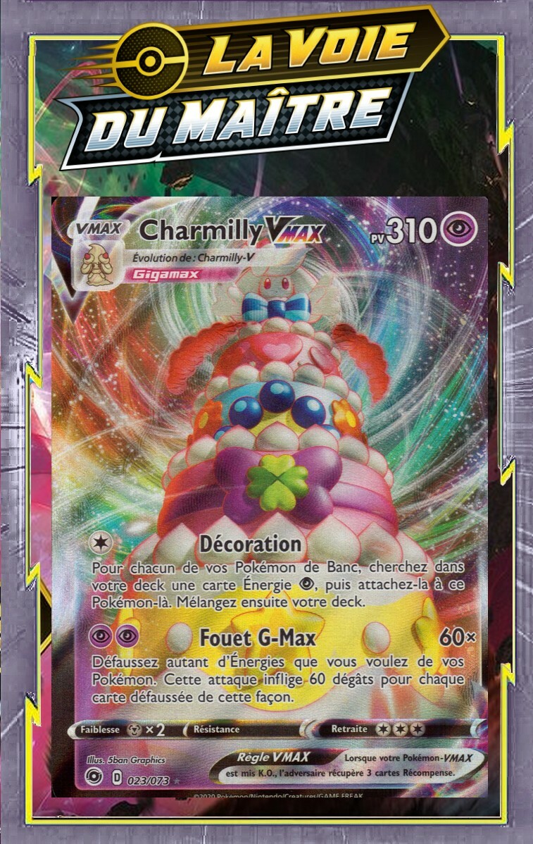 L700 -Charmilly VMAX-EB03.5:La Voie du Maître - 023/073 - Carte Pokemon ...
