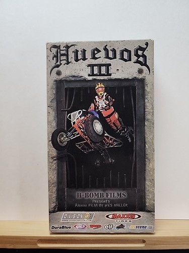 Huevos III 3 ATV Quad Racing Stunts VHS H-Bomb Films Wes Miller Xtreme ...