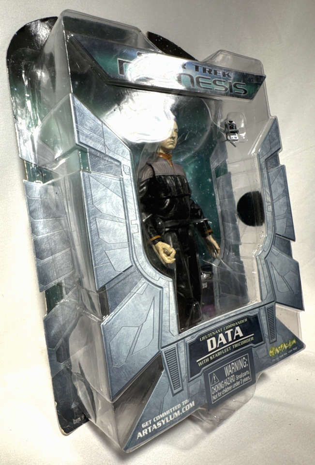 Star Trek Nemesis Lieutenant Commander Data Action Figure 2002 Art ...