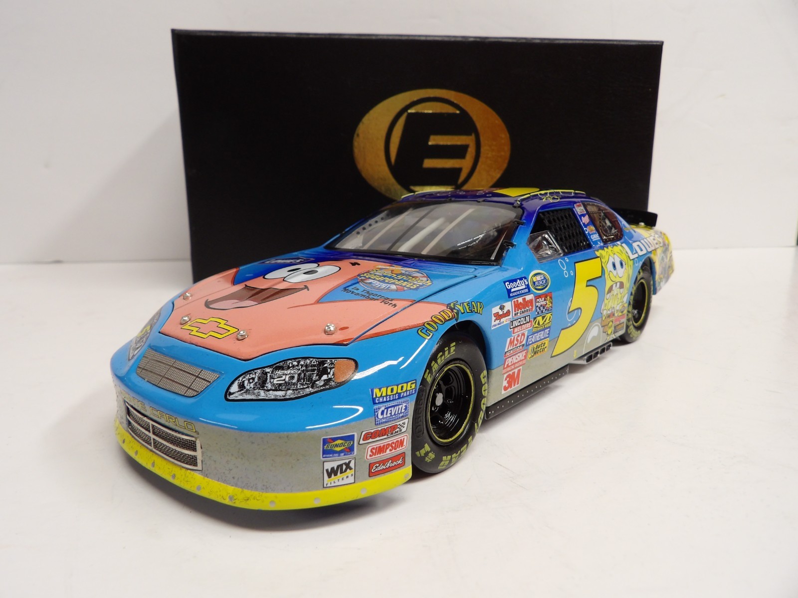 Rare 2004 Kyle Busch 1/24 #5 Lowes Spongebob SquarePants ELITE 1 of 300 ...