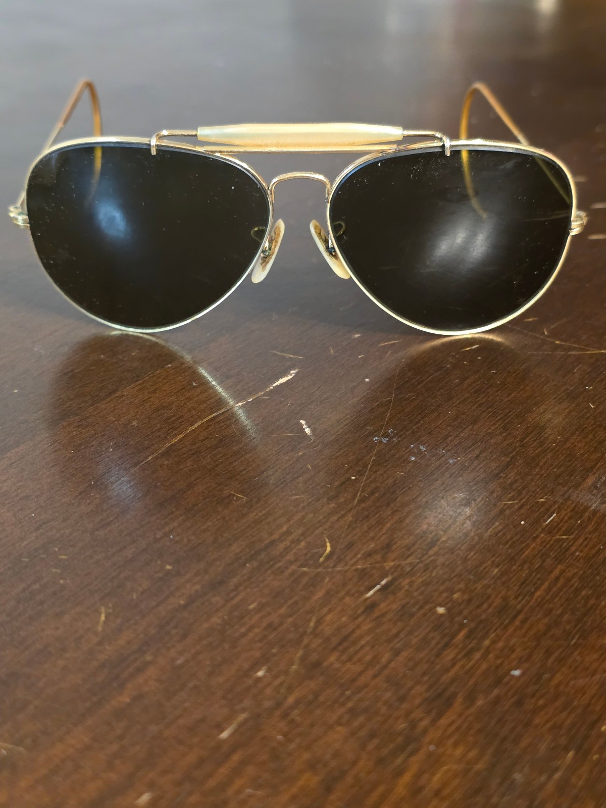 CIRCA 1980's VINTAGE B&L RAY BAN SHOOTING SHOOTERs G15 AVIATOR ...