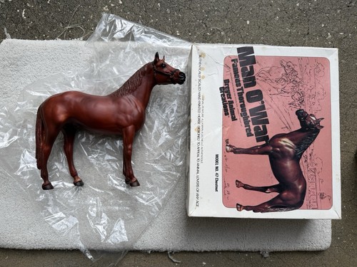 GORGEOUS Vintage Breyer Race Horse #47 Man O’ War Thoroughbred Picture ...