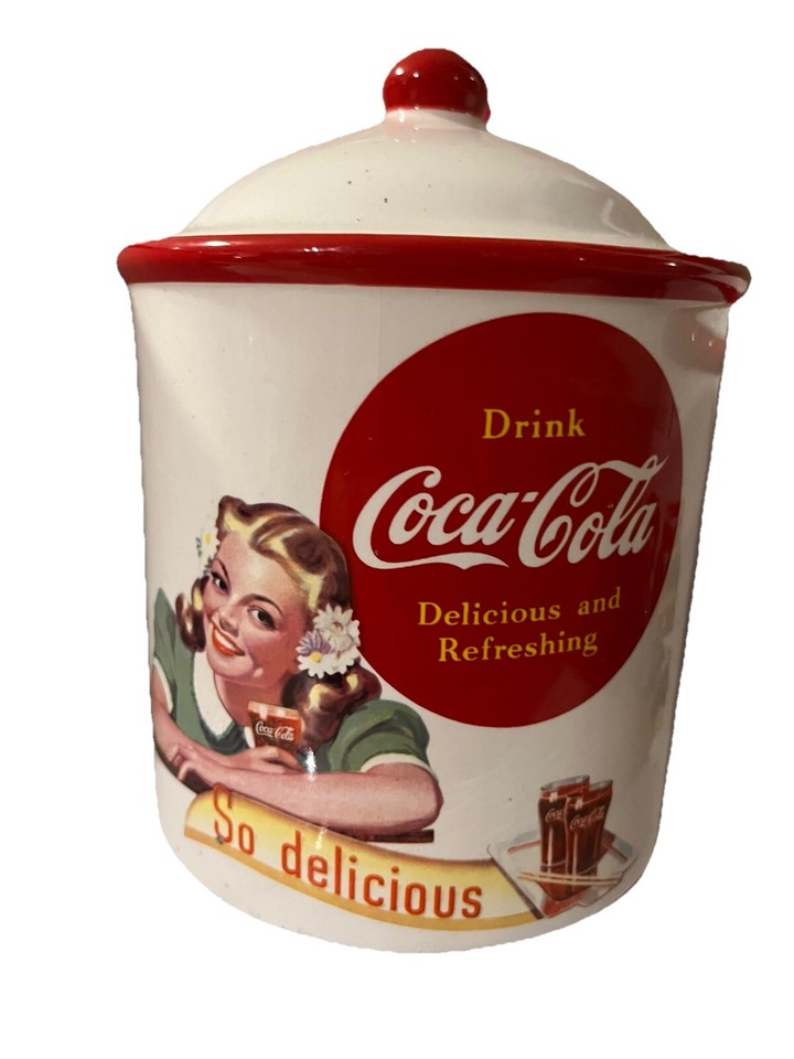 Vintage Style Coca-Cola Canister Set of 3 Complete In Box Unique Retro ...