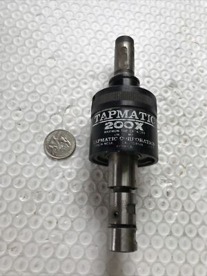 TAPMATIC TAPPING HEAD 200X With 5/8” Shank 1/4” To M7 Cap | eBay