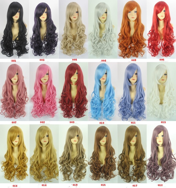 [wamami] Party Cosplay Wavy Curly Wig/Hair For Adult Heat Resistant ...