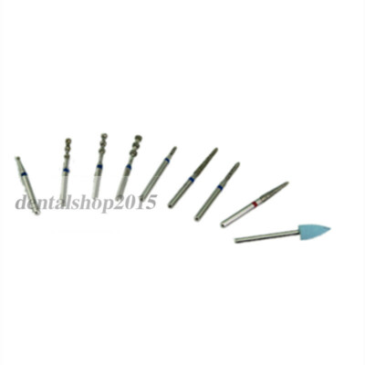 9pc Dental FG burs kit diamond Burs for Porcelain Veneers' Preparation ...