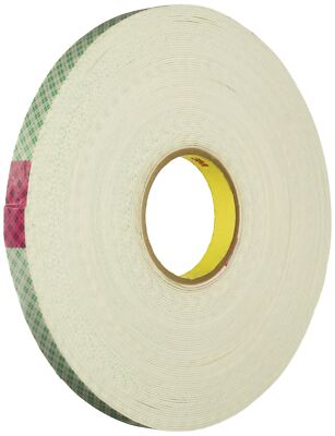 3M 4016 Natural Polyurethane Double Coated Foam Tape 2" width x 5yd ...