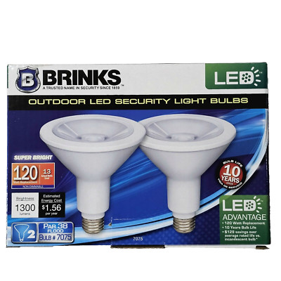 Brinks Outdoor LED Security Light Bulbs Super Bright 13 Watts | eBay