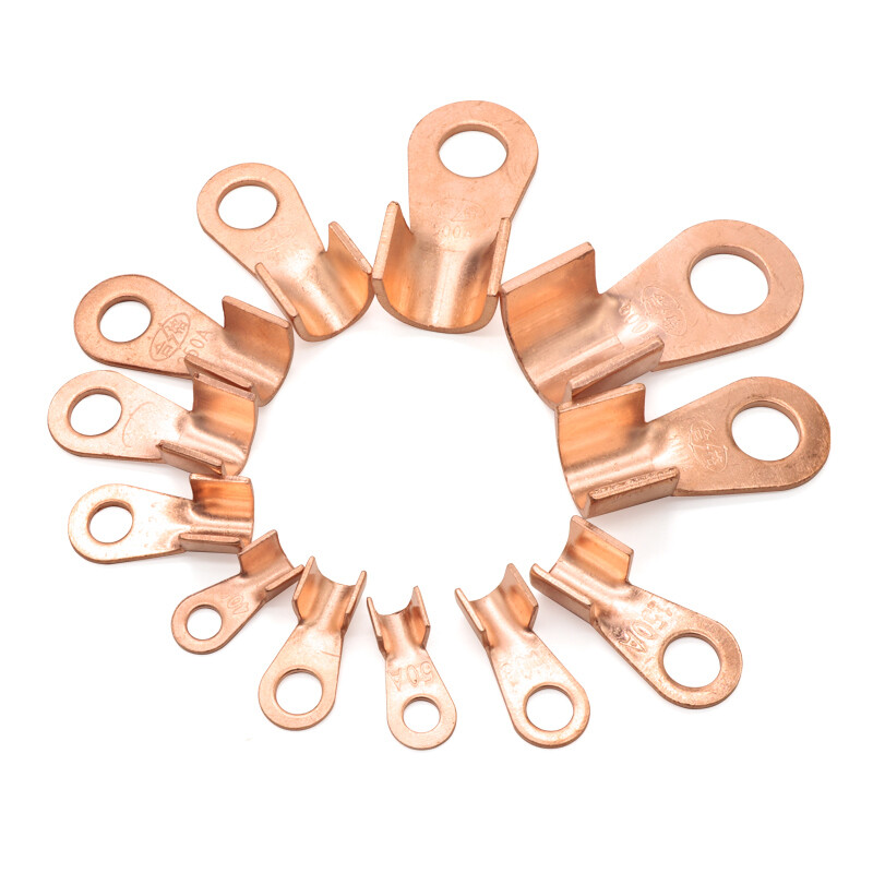 Copper Crimp Ring Terminal for 1~200mm² Wire Open End Electrical Cable ...