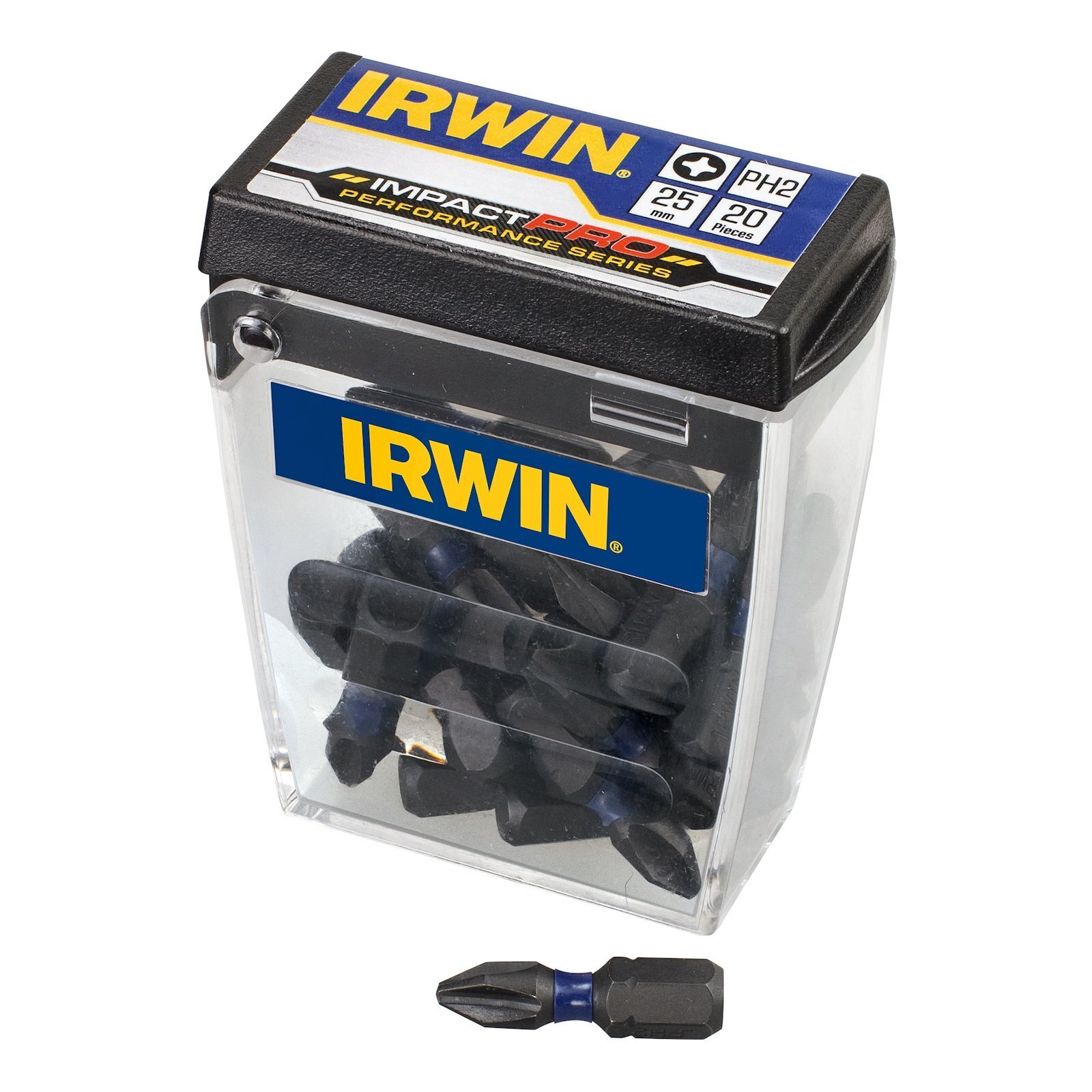 Irwin Impact Pro Performance 25mm PH2 Tic Tac - 20 Pack Power Tools ...