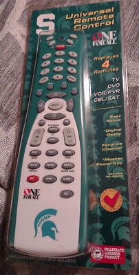 Spartan One-For-All Universal 4 Device Remote Control -Michigan State ...