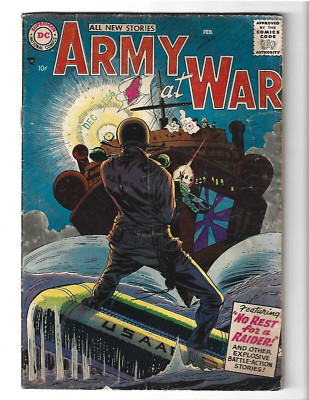 Our Army At War Comic Book #55 DC Comics 1957 GD/VG | eBay