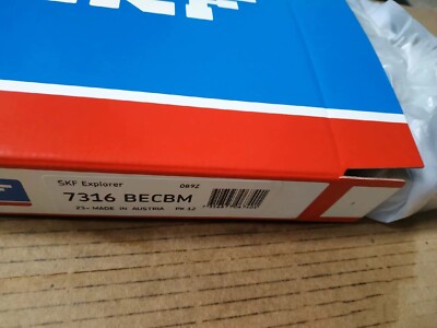1X SKF 7316 BECBM Angular Contact Ball Bearing | eBay