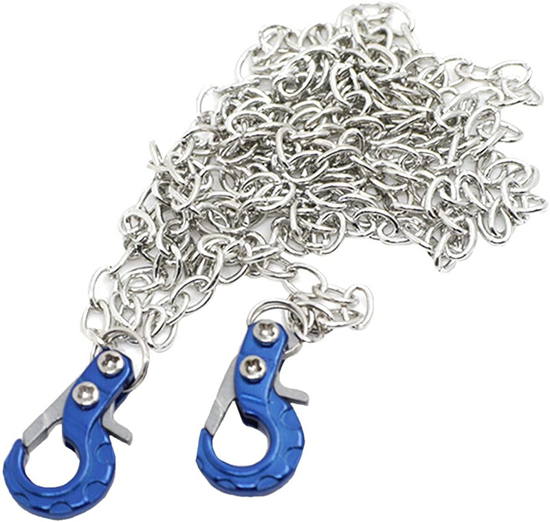 Realistic 1/10 Size Drag Chain & Tow Hooks for 1/10 Scale Off-Road ...