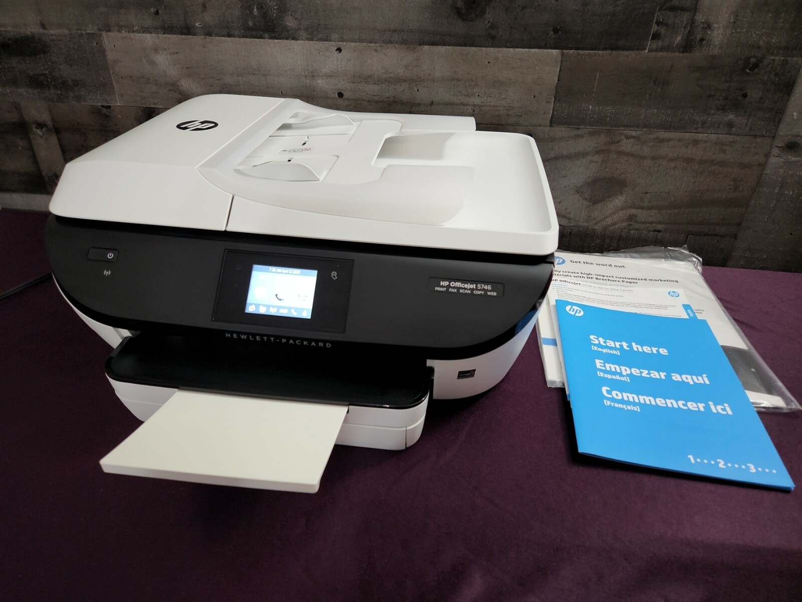 Tulsa Mall HP Officejet 5746 Wireless All-in-One Inkjet Printer ...