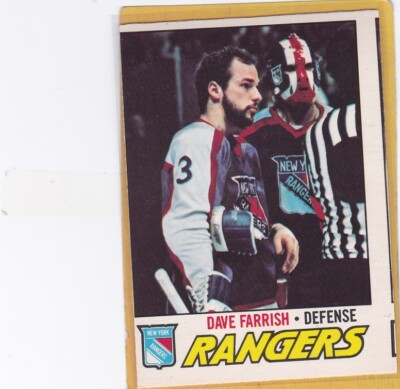 1977-78 O PEE CHEE HOCKEY DAVE FARRISH ROOKIE #179 RANGERS EX/EXMT ...